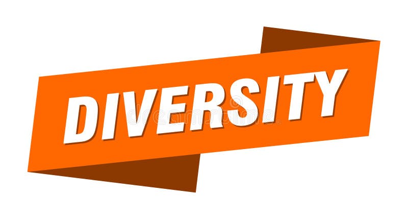 Diversity Banner Template. Diversity Ribbon Label Stock Vector ...