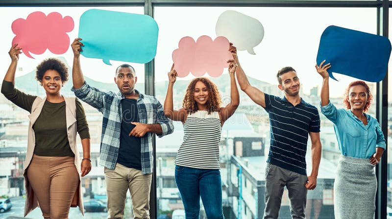 Diversity, Business People and Speech Bubbles for Collaboration ...