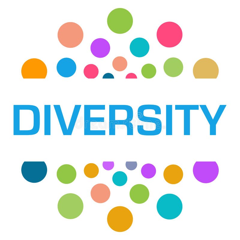 Diversity Colorful Dots Circular Stock Illustration - Illustration of ...