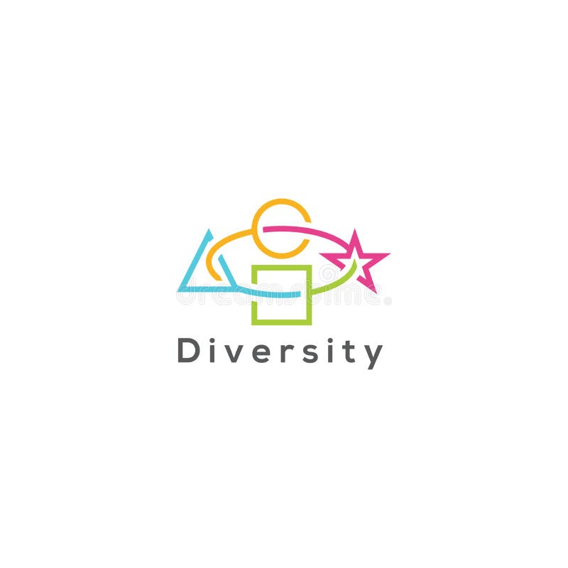 Diversity Creative Concept. Different Shape, Unique Character People ...
