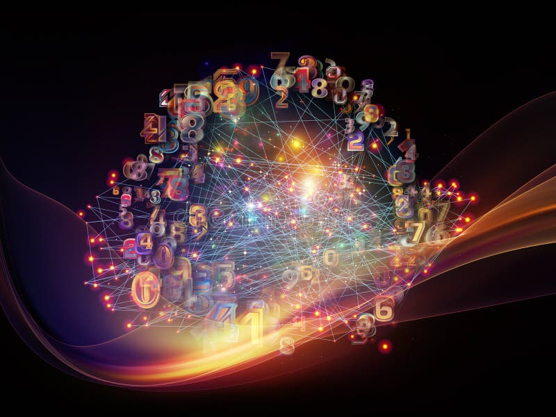 Diversity of Data Set stock illustration. Illustration of illuminate ...