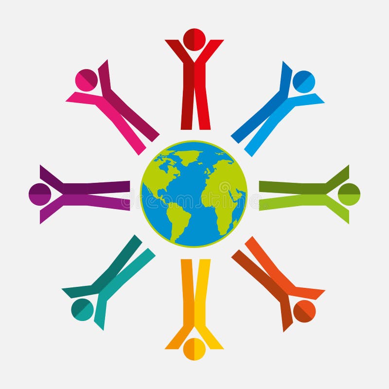 Diversity design stock vector. Illustration of silhouette - 50341553