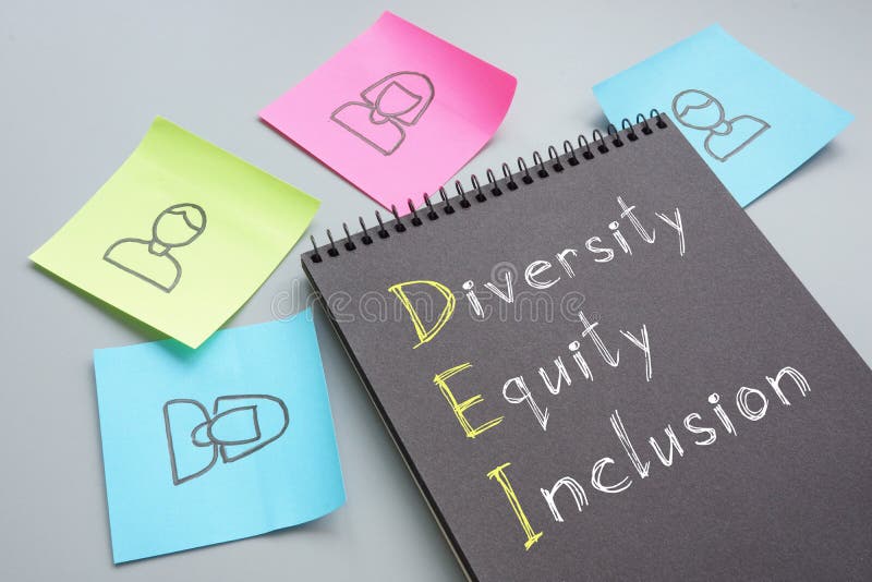 Diversity, Equity, Inclusion DEI is Shown Using the Text Stock Image ...