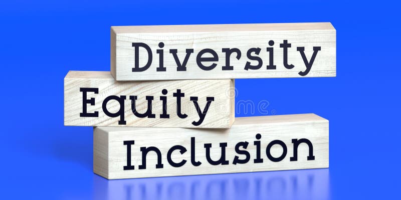 Diversity, Equity, Inclusion - Words on Wooden Blocks Stock ...