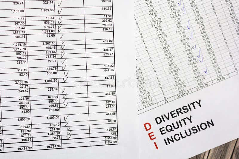 Diversity, Fairness, Inclusion of the DEI Symbol. the Words DEI ...