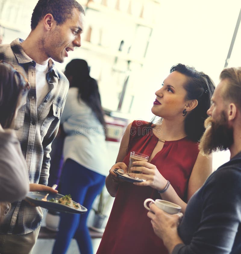 Diversity Friends Meeting Community Discussion Concept Stock Image ...