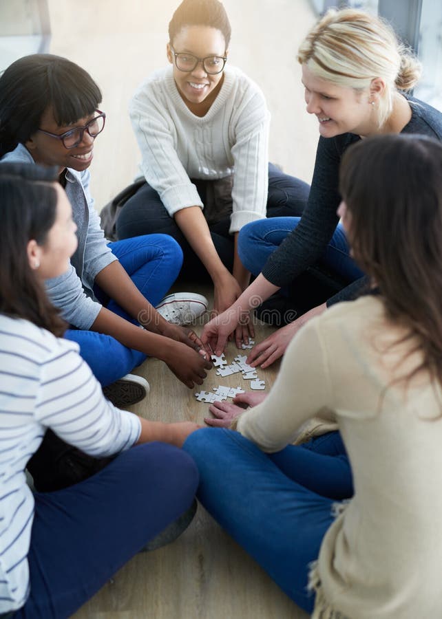 Diversity, Group and Puzzle on Floor with Collaboration, Support and ...