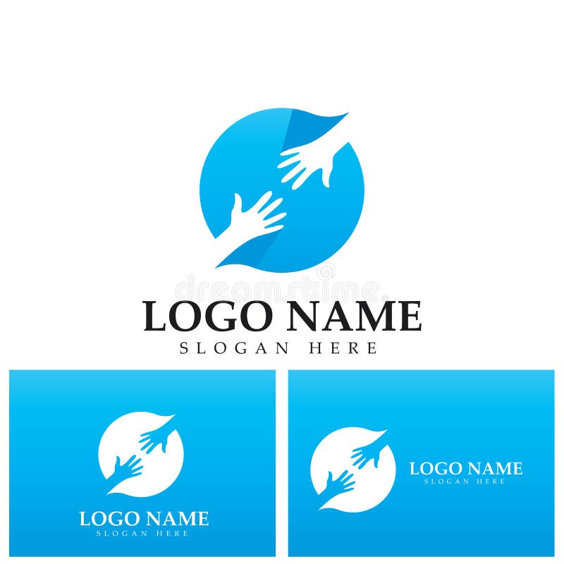 Diversity Hand Team Work Help Logo Vector Icon Illustration. Stock ...