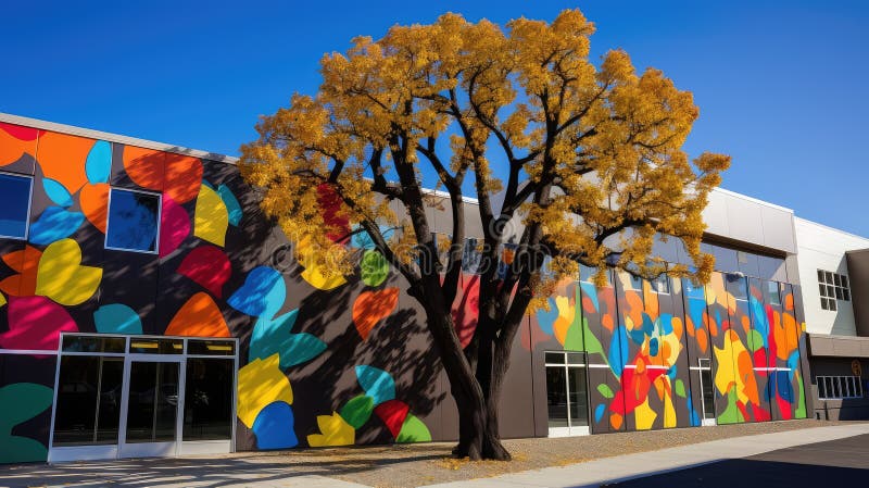 Diversity handprint tree stock illustration. Illustration of colors ...