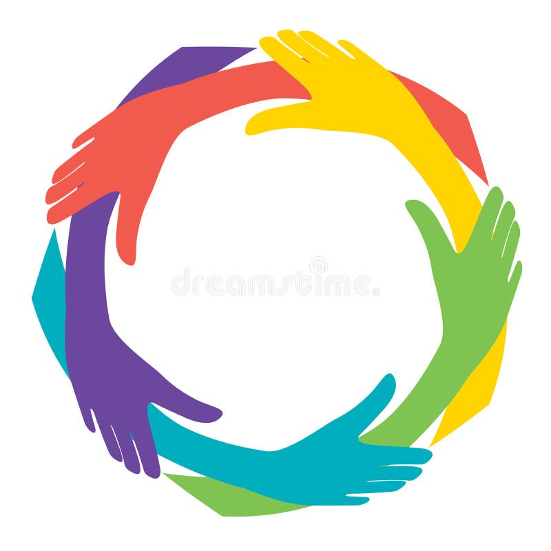 Diversity hands stock vector. Illustration of diversity - 23774574