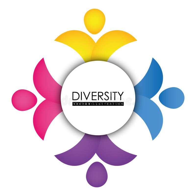 Diversity icon design stock vector. Illustration of international ...