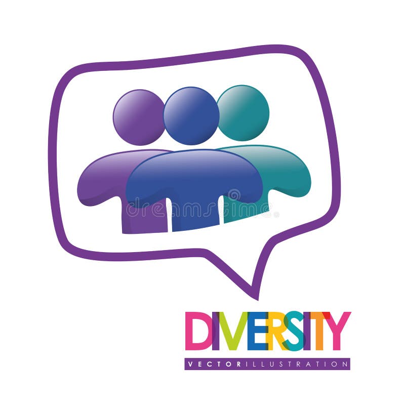 Diversity icon design stock vector. Illustration of race - 68379532