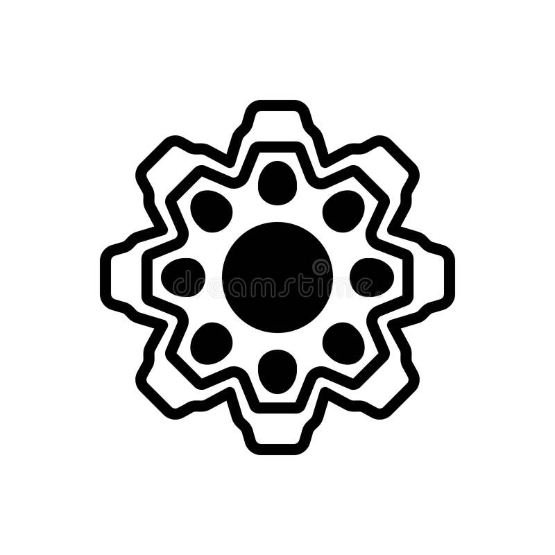 Black Solid Icon for Diversity, Diversification and Variety Stock ...