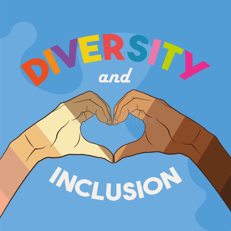 Diversity and Inclusion Background Vector Stock Vector - Illustration ...