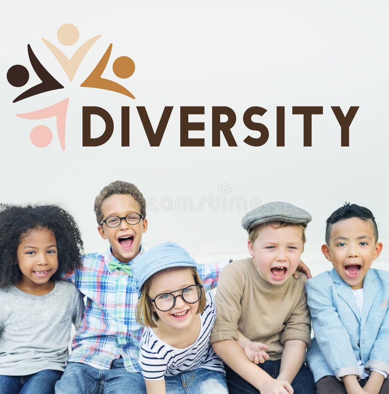 Diversity Nationalities Unity Togetherness Graphic Concept Stock Image ...