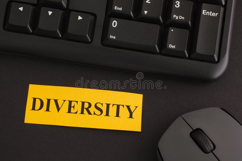 Diversity. a Paper Note with the Word Diversity on it on a Desk Stock ...