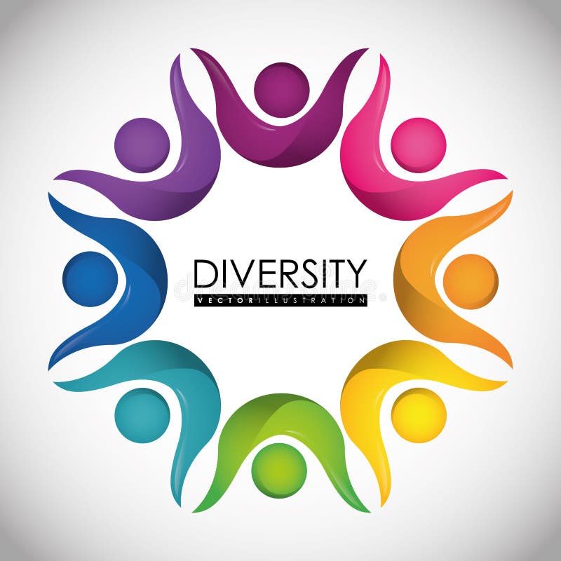 Diversity people design stock vector. Illustration of caucasic - 73557287