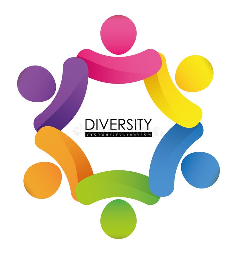 Diversity people design stock vector. Illustration of person - 58704308