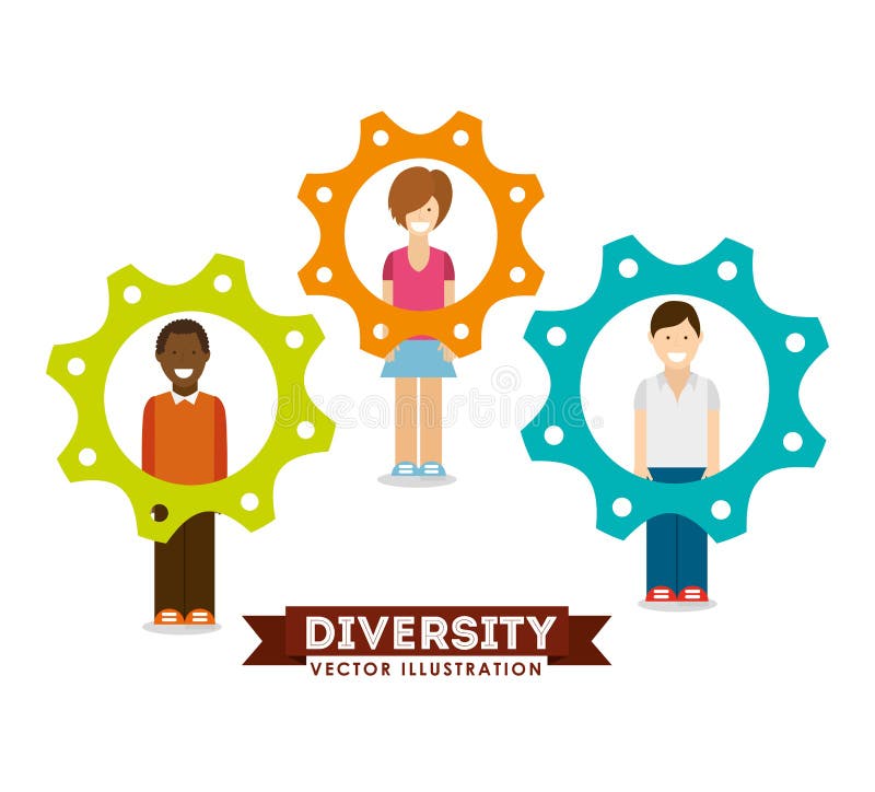 Diversity people design stock vector. Illustration of concept - 65831342
