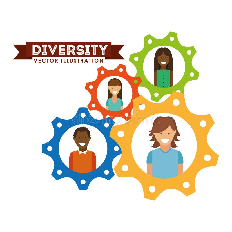 Diversity people design stock vector. Illustration of community - 65831460