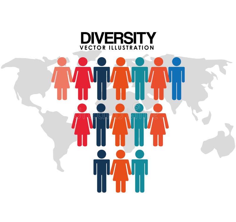 Diversity people design stock vector. Illustration of people - 65831613