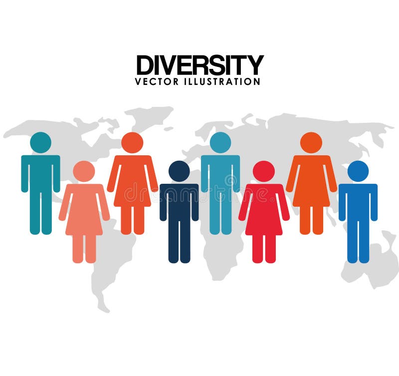 Diversity people design stock vector. Illustration of background - 65831678