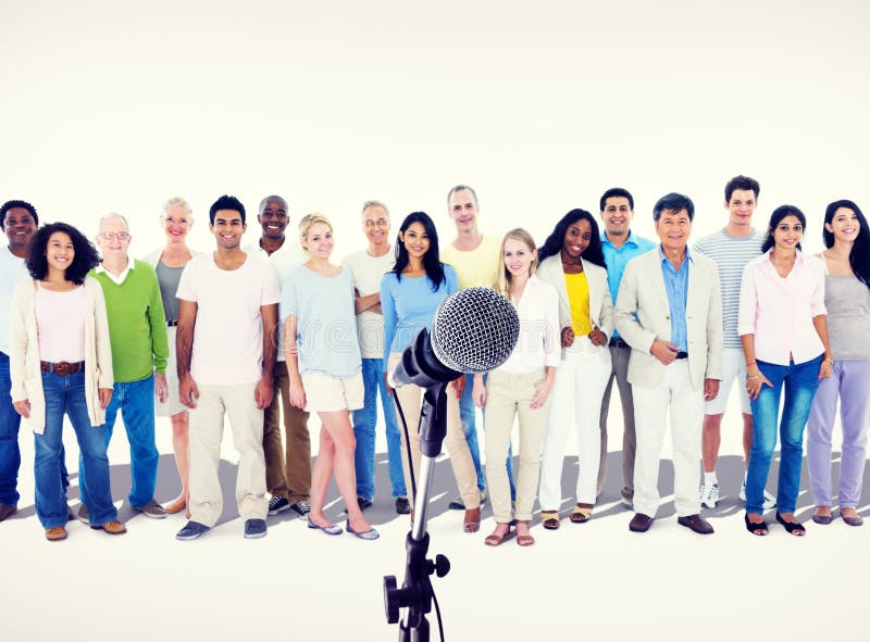 Diversity People Performance Team Friendship Broadcasting Concept Stock ...