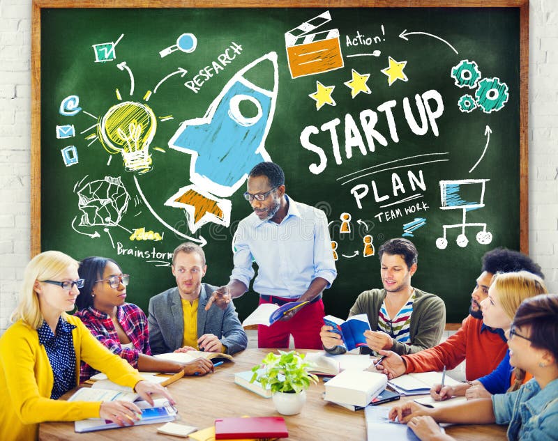 Diversity People Start Up Business Success Learning Concept Stock Photo ...