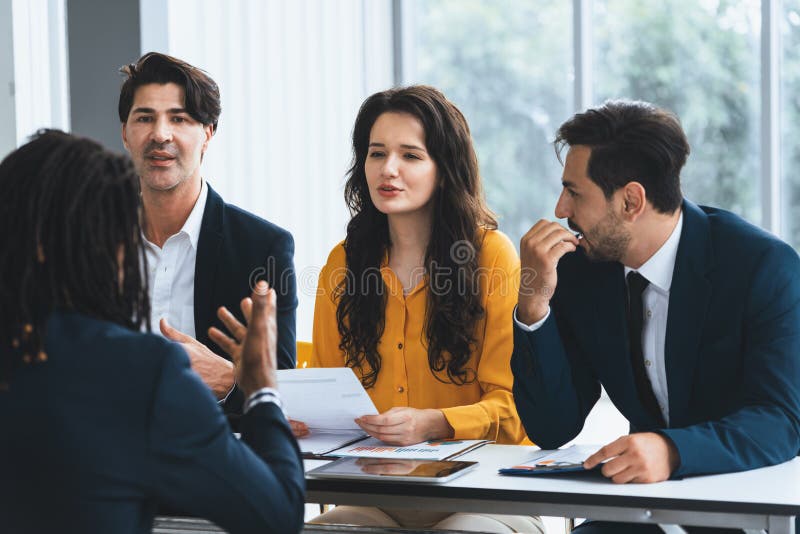 Diversity Recruiters Interview Candidate at the Bright Office ...