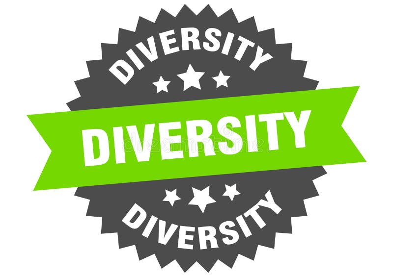 Diversity Sign. Diversity Circular Band Label. Diversity Sticker Stock ...
