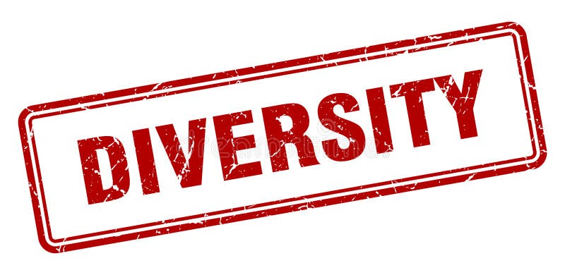 Diversity stamp stock vector. Illustration of seal, round - 196542369