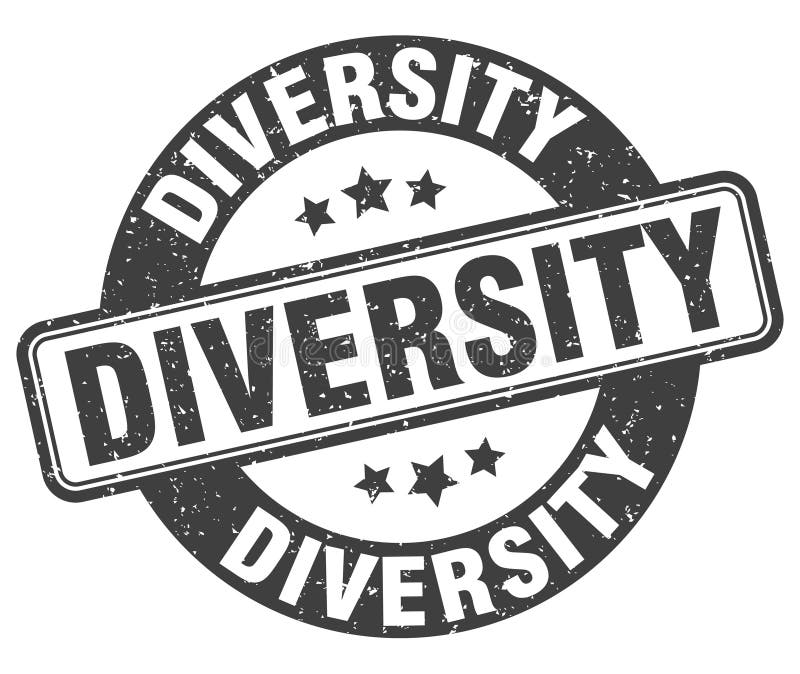 Diversity Stamp. Diversity Label. Round Grunge Sign Stock Vector ...