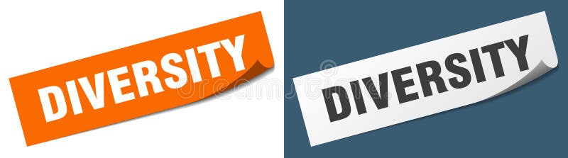 Diversity Sticker. Diversity Sign Set Stock Vector - Illustration of ...