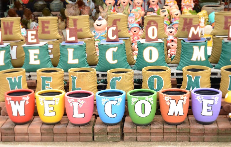 Diversity Styles of Welcome Sign Stock Image - Image of diversity ...