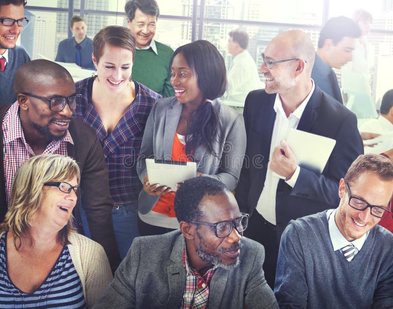 Diversity Support Organization Team Discussion Working Concept Stock ...