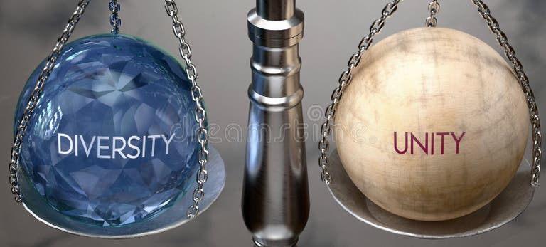 Diversity or Unity - Weighing Two Choices, Available Options Stock ...