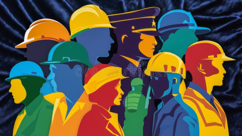 Diversity in the Workforce: Team of Colorful Professionals Stock Photo ...