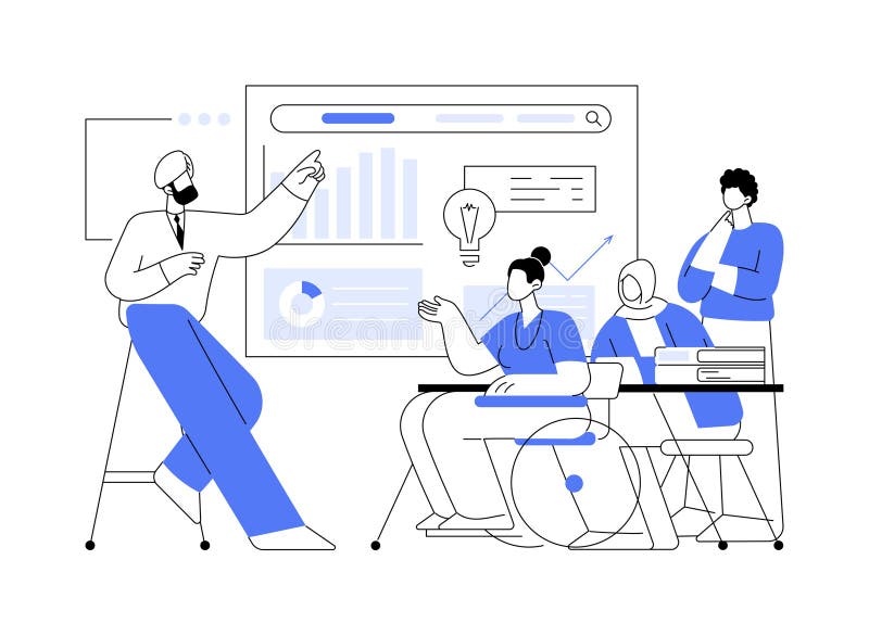 Workplace Inclusion Concept Stock Illustrations – 800 Workplace ...