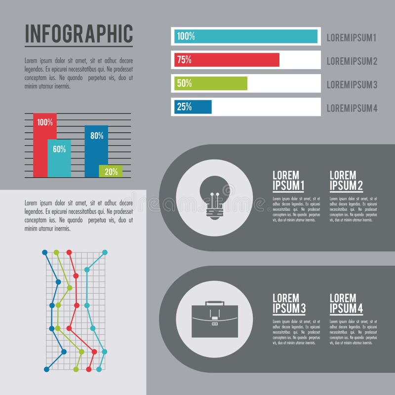 Diversos Diagramas De Infographic Ilustración del Vector - Ilustración ...