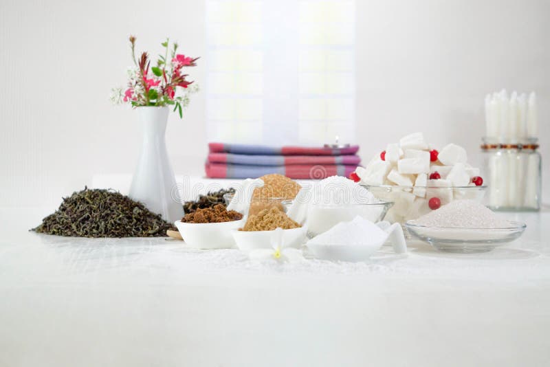 Diversos tipos de azúcar foto de archivo. Imagen de tipos - 60677926