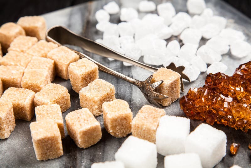 Diversos tipos de azúcar imagen de archivo. Imagen de fondo - 78333681