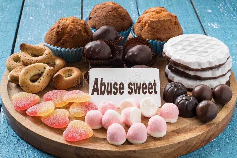 Diversos Tipos De Comidas Del Dulce Foto de archivo - Imagen de delicioso, abuso: 66915170