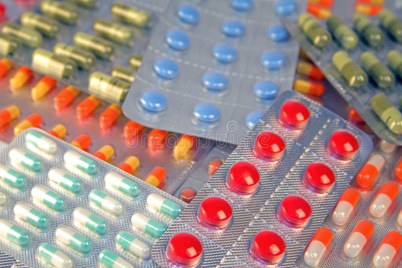 Diversos Tipos De Comprimidos Foto de Stock - Imagem de branco ...