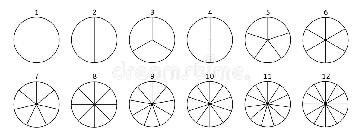 12 Segment Circle Stock Illustrations – 166 12 Segment Circle Stock ...