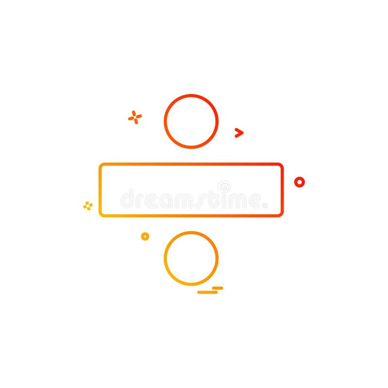 Divide icon design vector stock vector. Illustration of background ...