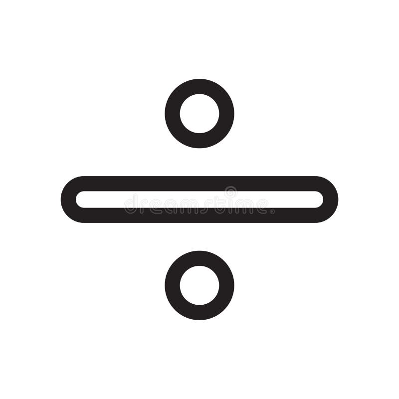 Abstract divide Symbol stock vector. Illustration of font - 106789515