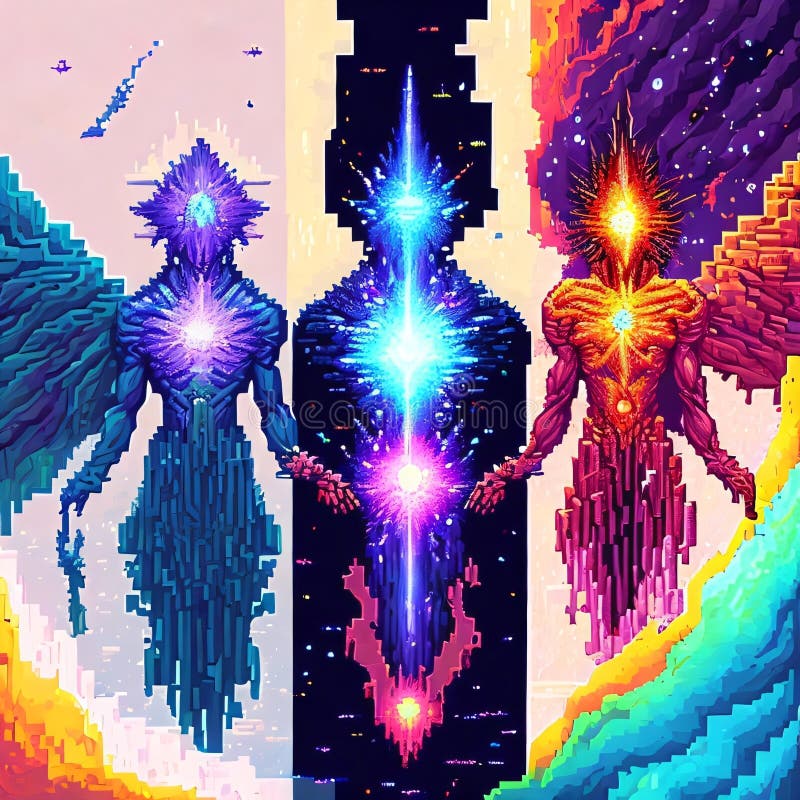 The Divide between the Multiverses Where the Void Resides Pixel Stock ...