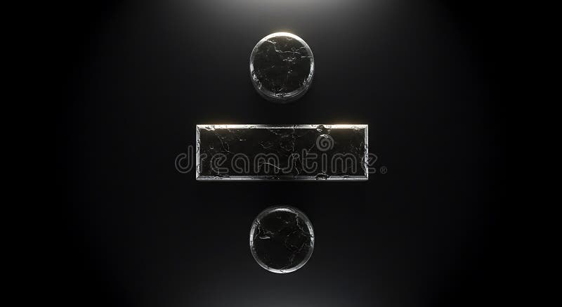 Divide Sign Symbol stock illustration. Illustration of divide - 378344831