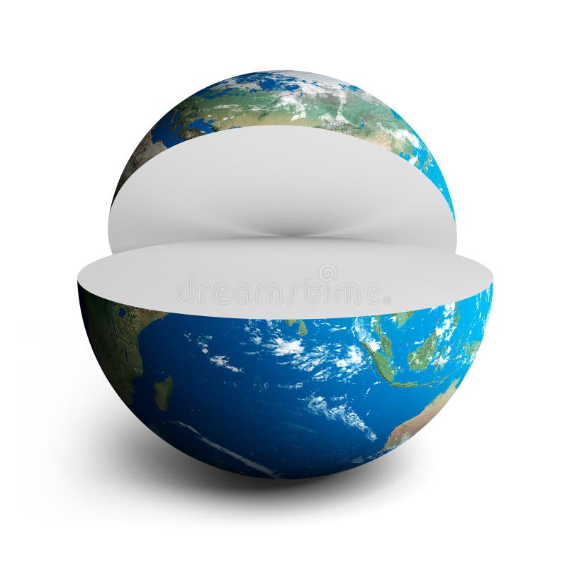 Half earth stock illustration. Illustration of wire, planet - 11880304