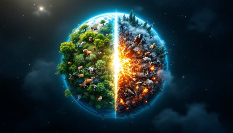 A Divided Planet: Nature S Conflict, a Call for Change Stock ...